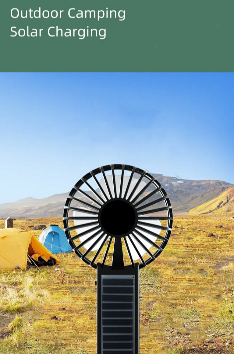 Tw11 Portable Usb Rechargeable Pocket Handheld Mini Fan With Solar ...