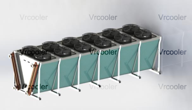 Industrial Dry Type Fluid Cooling Radiator For Server Liquid Immersion Cooling System Cooler ...