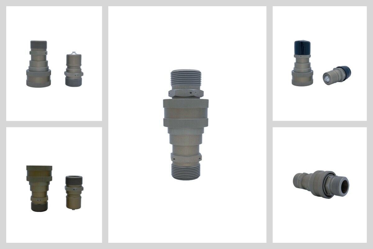 High Precision Customized Aluminum Self-sealing Quick Coupling ...
