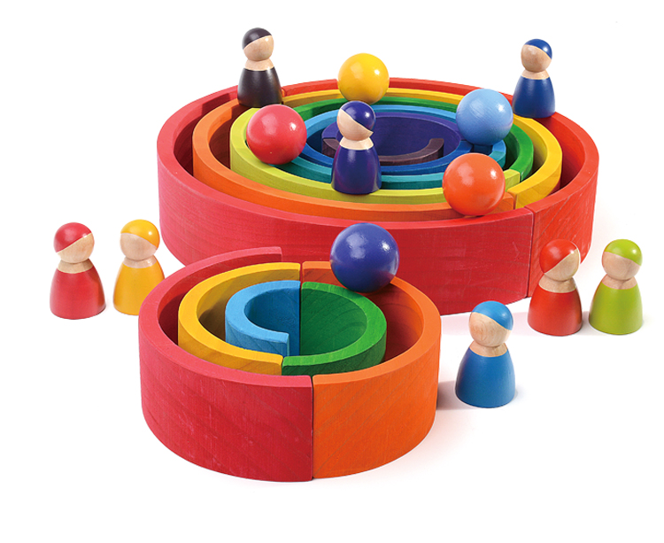 Bulk Buy China Wholesale 10-layer 12 Pcs Building Block Sets Rainbow ...