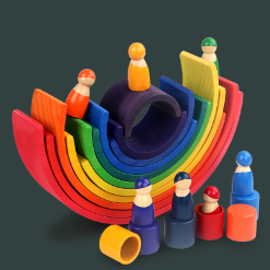 Bulk Buy China Wholesale 10-layer 12 Pcs Building Block Sets Rainbow ...