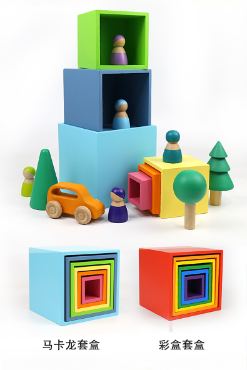 Bulk Buy China Wholesale 10-layer 12 Pcs Building Block Sets Rainbow ...