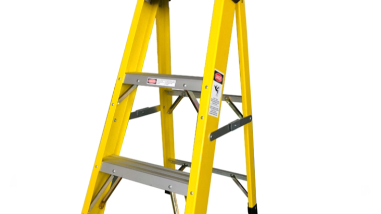 Herringbone Ladder Fiberglass Insulated Ladder 88cm Double Sided Ladder ...