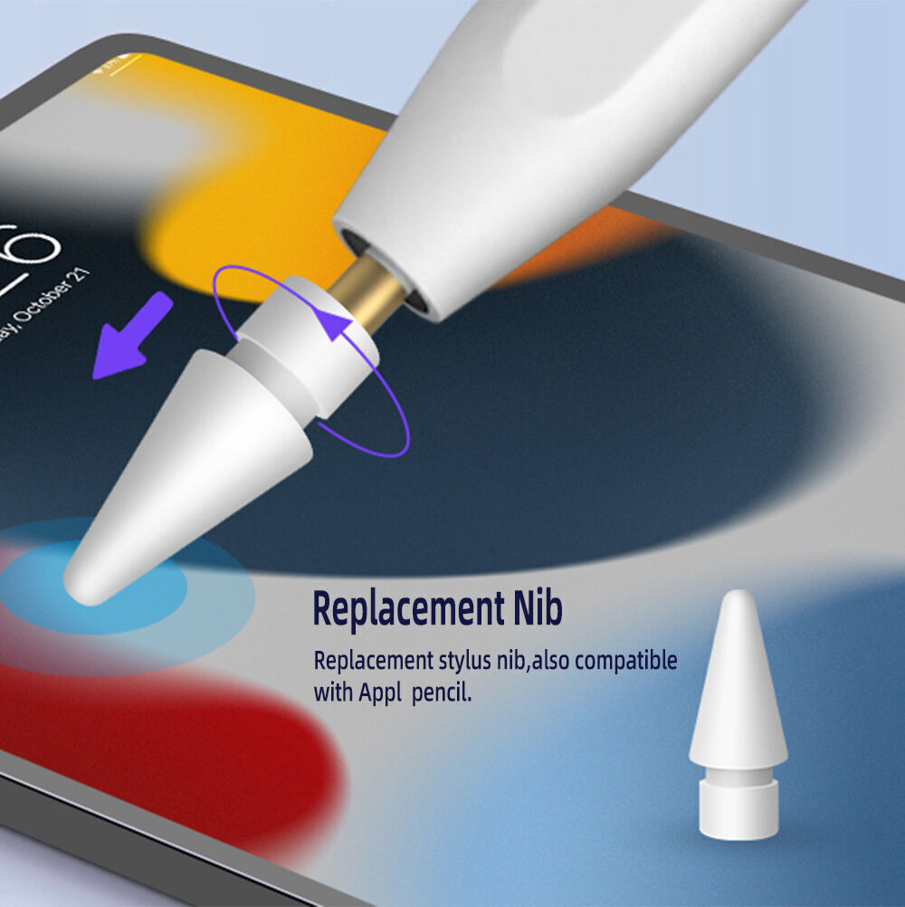 For Apple Pencil 2 Ipad Pens With Wireless Charging Palm Rejection Tilt ...