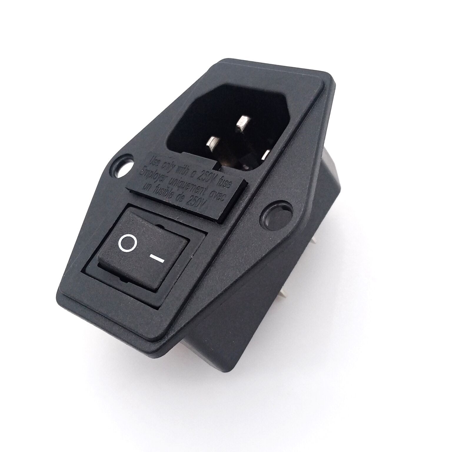 Buy Wholesale China Iec C14 Screw Panel 250v 10a Inlet Connector Single ...