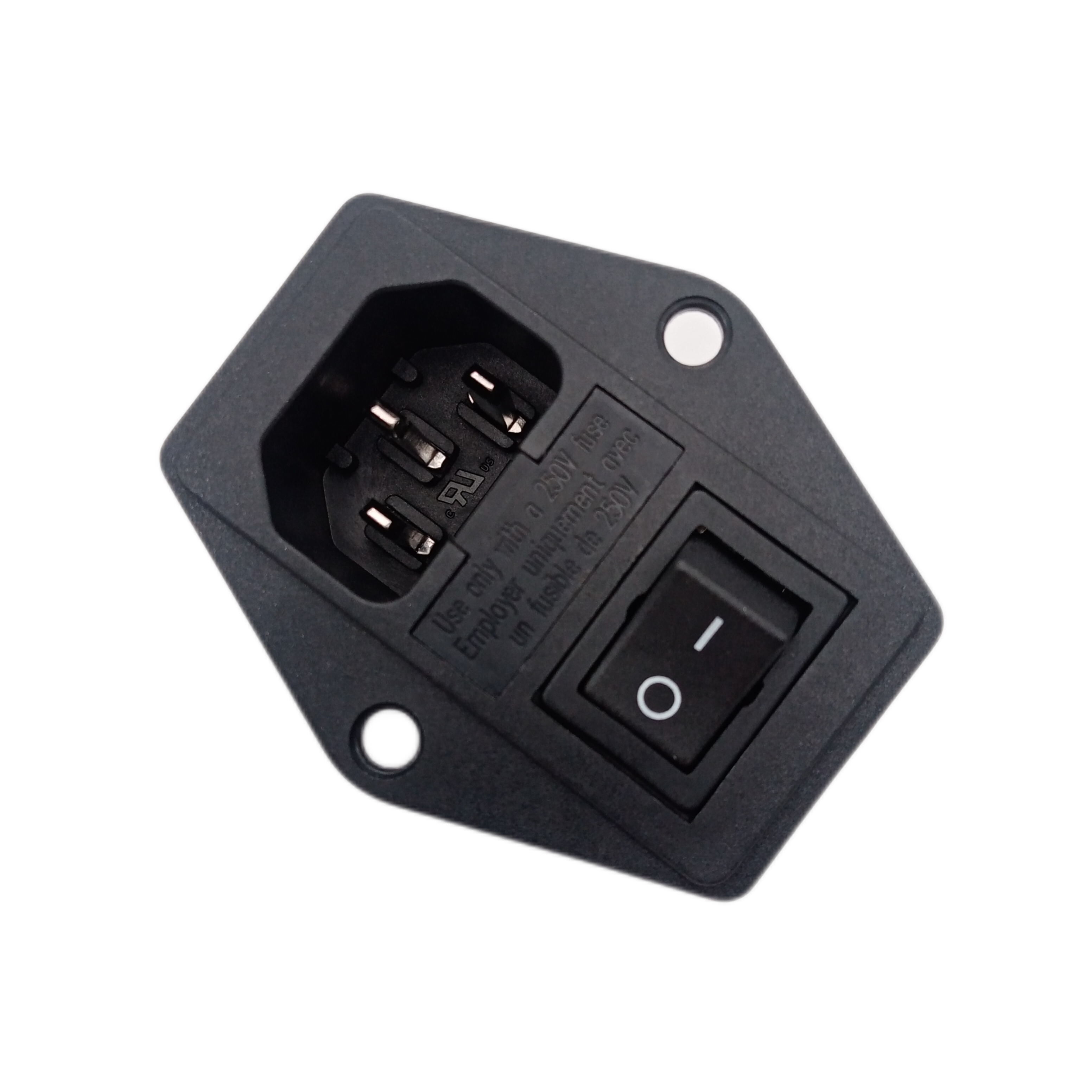 Buy Wholesale China Iec C14 Screw Panel 250v 10a Inlet Connector Single ...