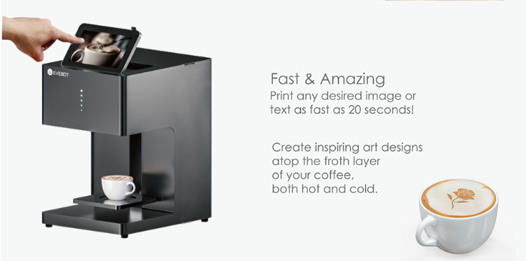 Buy Wholesale China Eb-pro The Fastest Selfie 3d Coffee Printer 600dpi ...