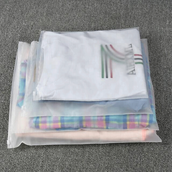 Custom Logo Plastic Poly Transparent Clear Garment Wear Packaging ...