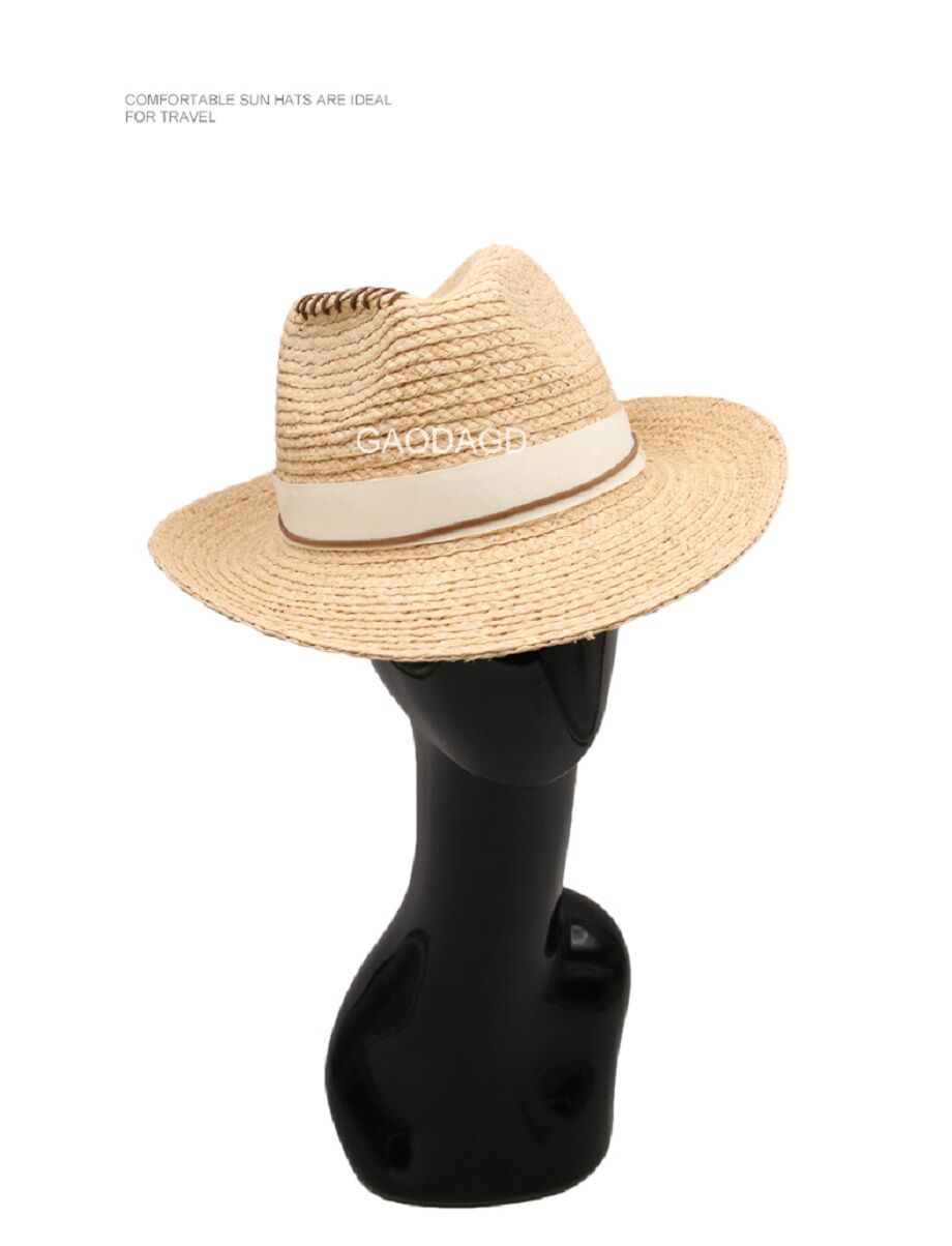 Buy Wholesale China High Back Fashion Panama Hat Raffia Straw Braid ...