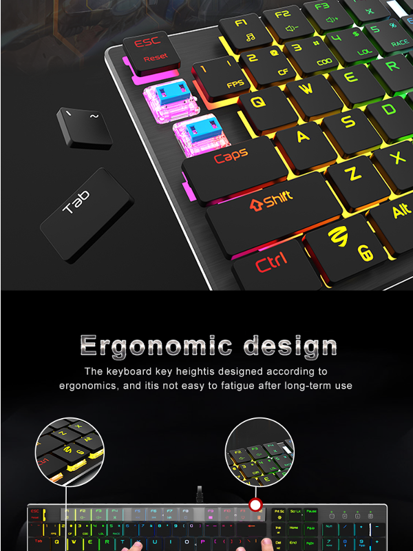 Odm Altra Slim Real Mechanical Keyboard Aluminum Top Cover + Abs Bottom ...