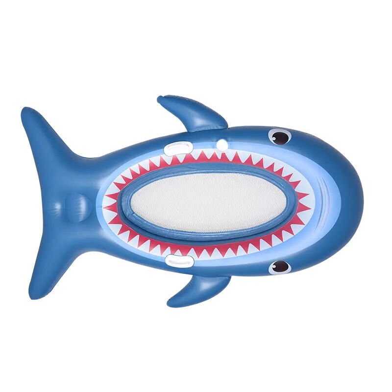 Buy Wholesale China Pool Float, Shark Pattern Pool Lounge Chair Pvc ...