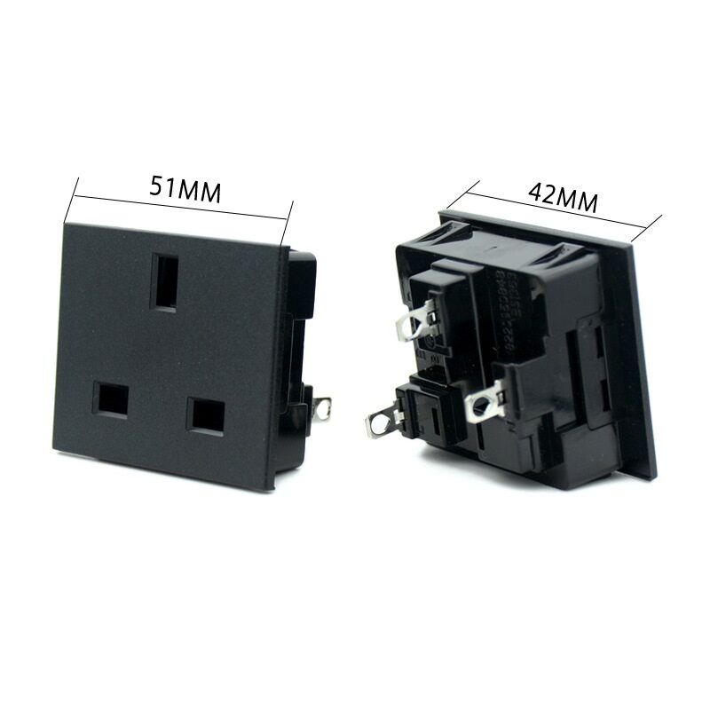 Buy Wholesale China 3 Pins Uk Standard Ac Inlet Socket Iec 13a 250v Iec ...