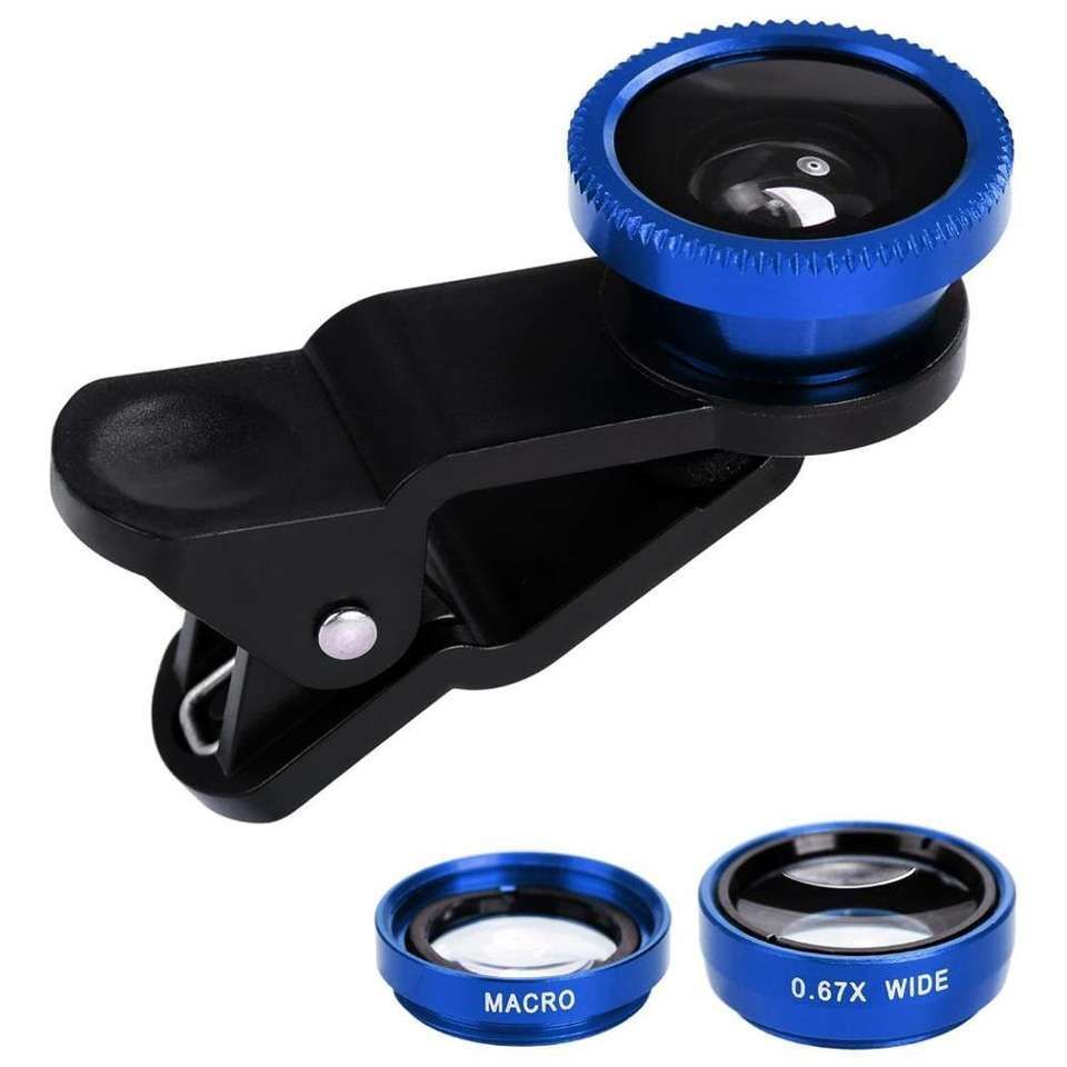 Buy Wholesale China 3-in-1 Wide Angle Macro Fisheye Lens Camera Kits ...