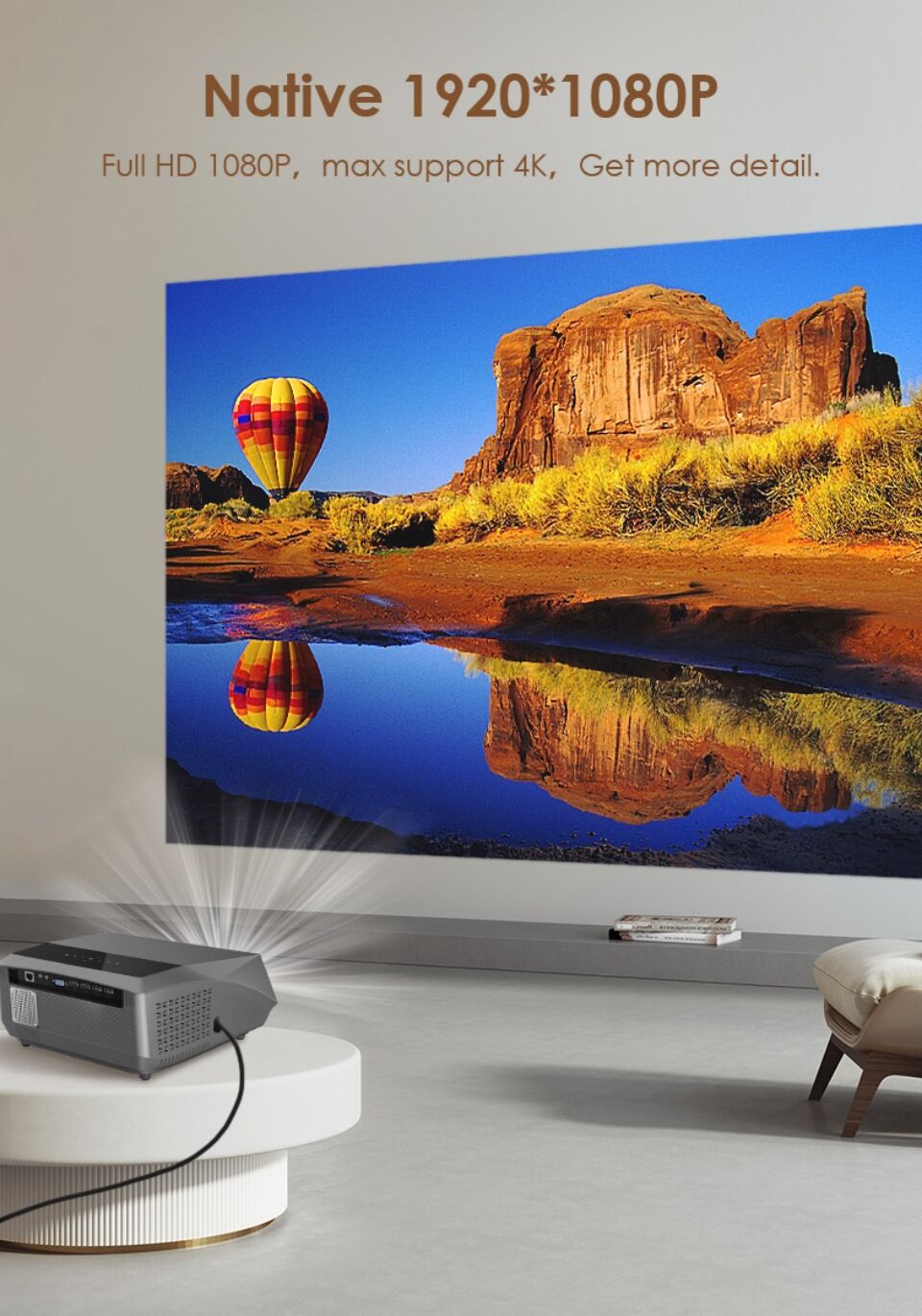 Buy Wholesale China Caiwei A10q Smart Android 9.0 Hd Lcd Projector ...