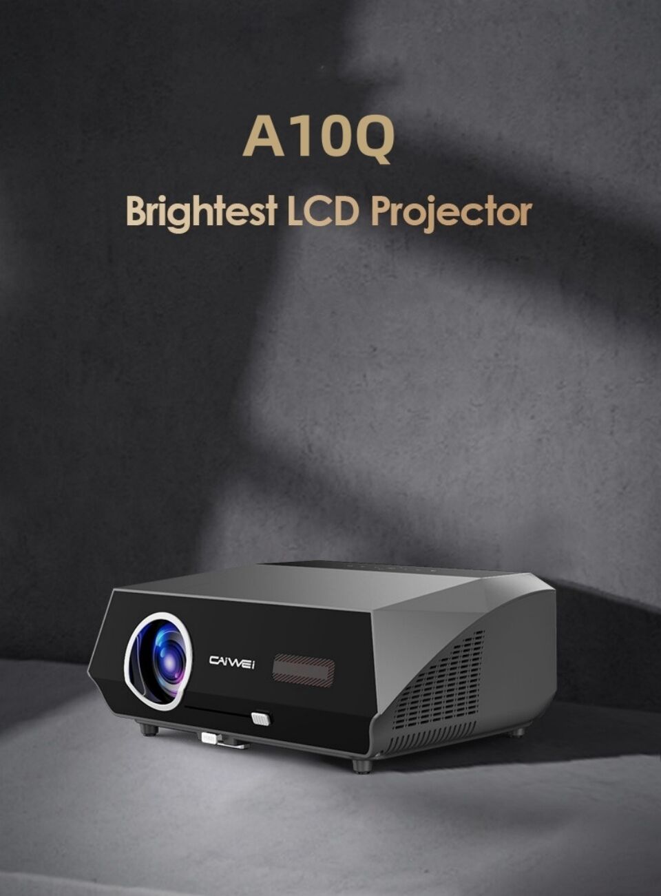 Buy Wholesale China Caiwei A10q Smart Android 9.0 Hd Lcd Projector ...