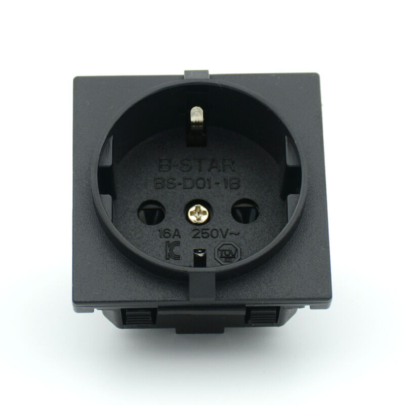 High Current 16a 250v Tuv Approved German Standard Snap-in Socket For ...
