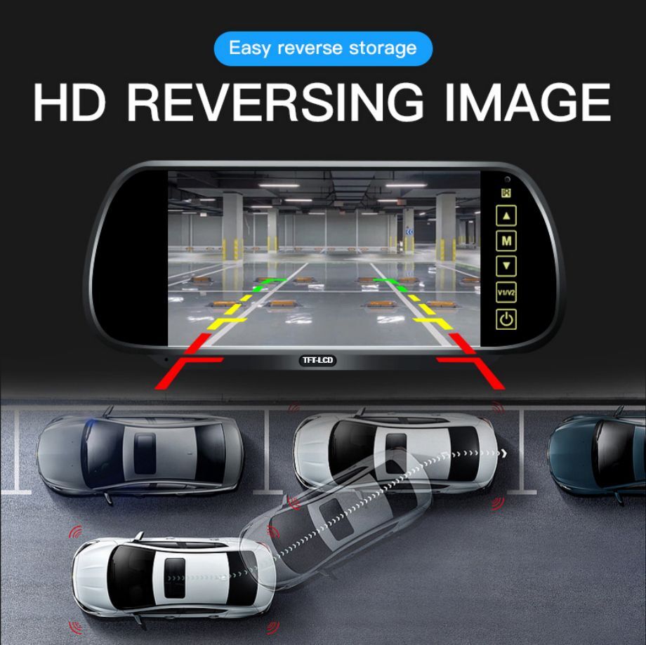 Hot Sale Universal Car Security Parking Assistance Car Reverse Mirror ...