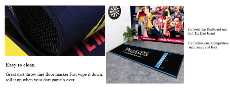 Buy Wholesale China Dart Board Mat With Throw Line For Steel And Soft ...