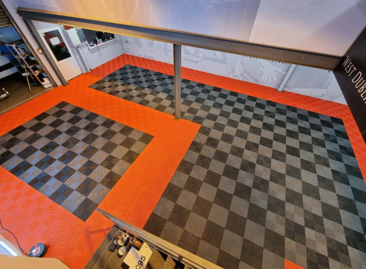 Pp Plastic Garage Interlocking Floor For Car Wash Workshop - Explore ...