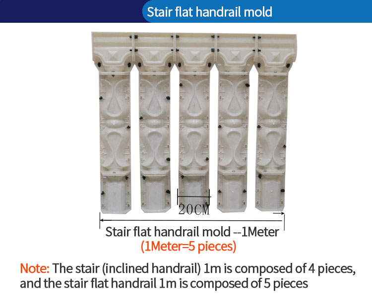 Latest New Concrete Baluster Mold Precast Adjustable Stairs Molding ...