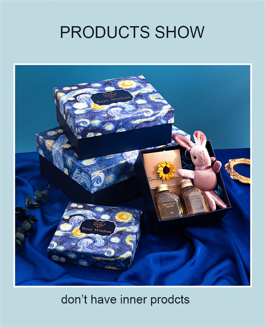 Buy Wholesale China Blue Color Gift Paper Set Box With Words Best ...