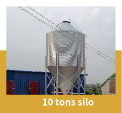 Hot Galvanized Silo Different Capacity Chicken Feed Storage Silo, High ...