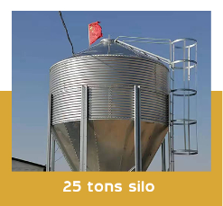 Hot Galvanized Silo Different Capacity Chicken Feed Storage Silo, High ...