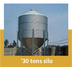 Hot Galvanized Silo Different Capacity Chicken Feed Storage Silo, High ...