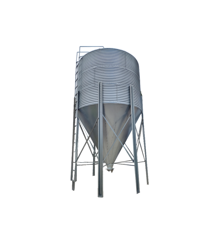 Buy Wholesale China Weatherproof Pig Feed Silo In Pig Farming Equipment & Galvanized Feed Silo ...