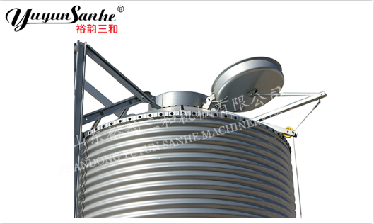 Grain Storage Silo Outdoor Galvanized Steel Bin For Grain Storage $500 ...