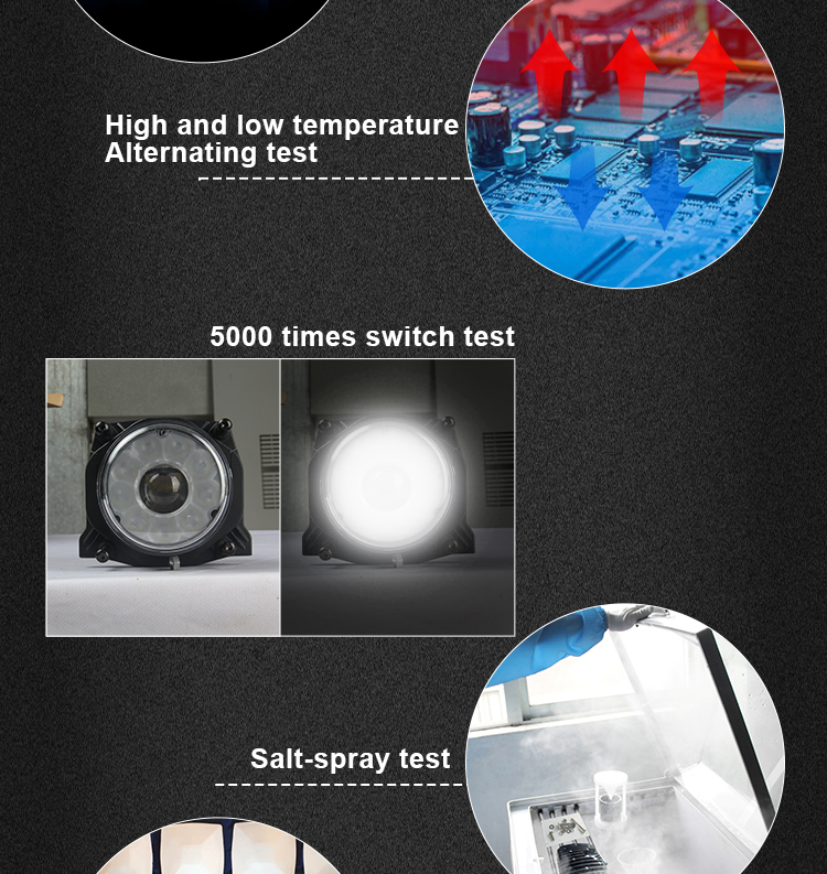 Cispr 25 Class 4 Trams Bus Tractor 90mm Round Led Headlight 90mm Bi-led ...