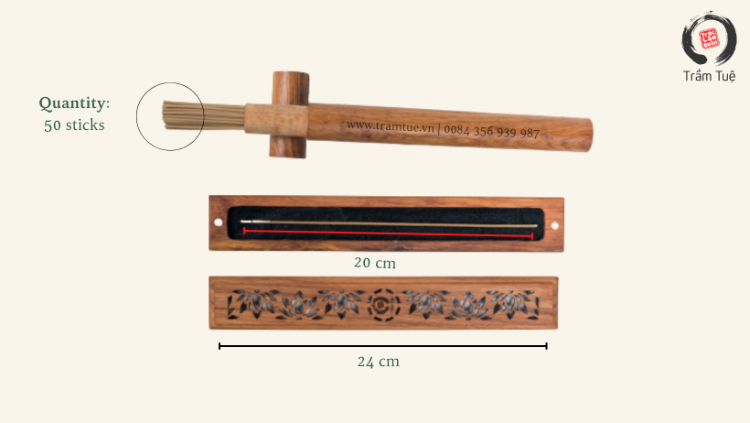 Vietnamese Agarwood Oud Gaharu Aloeswood Kynam Incense Stick Gift Set ...