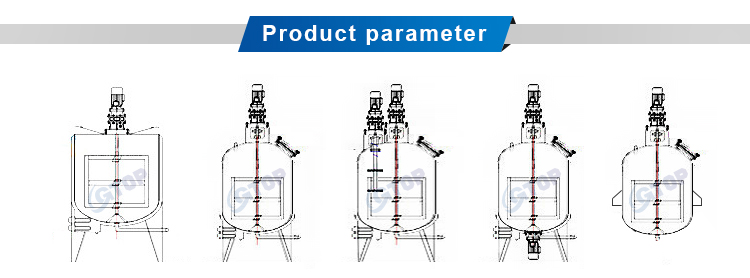 Stainless Steel Double Jacketed Reactor Vessel Chemical Mixing Machine ...