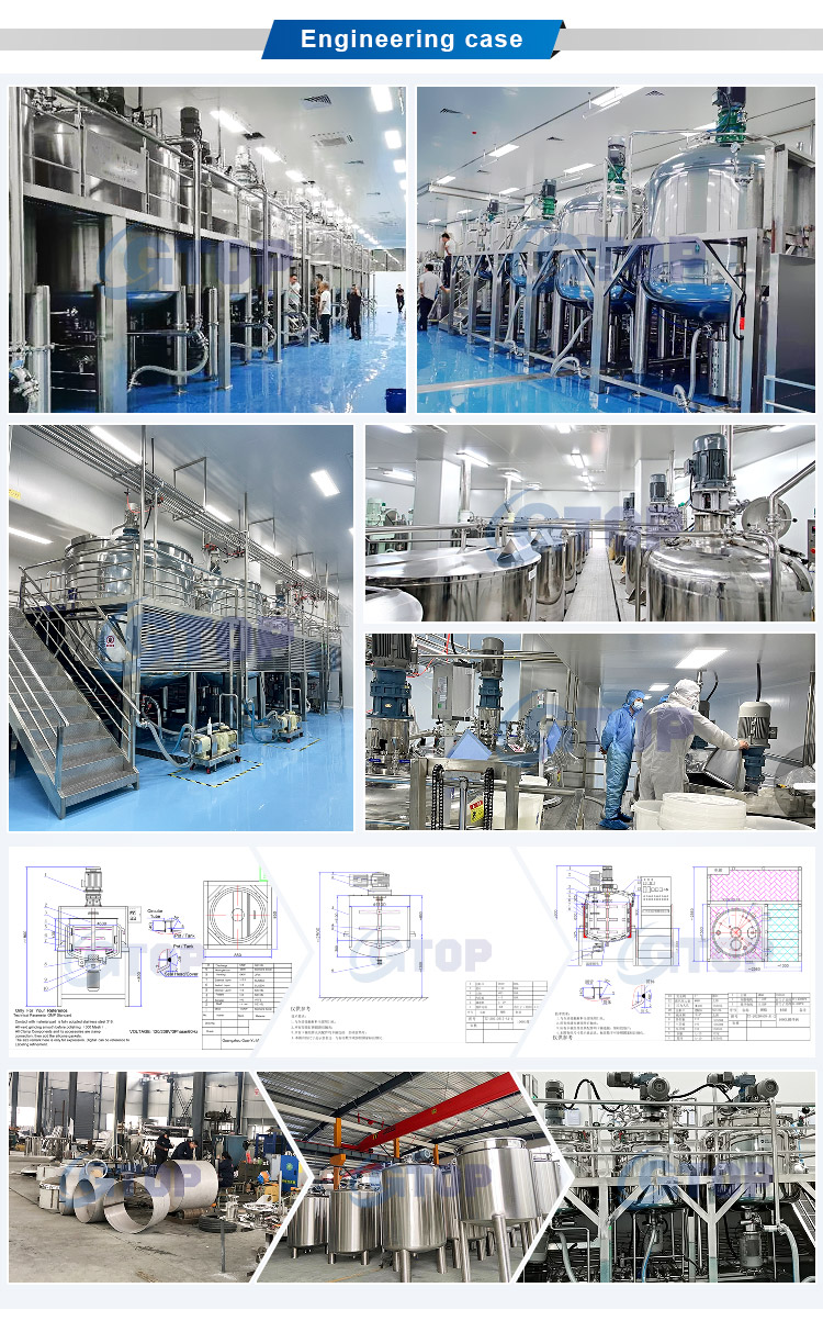 Stainless Steel Double Jacketed Reactor Vessel Chemical Mixing Machine ...