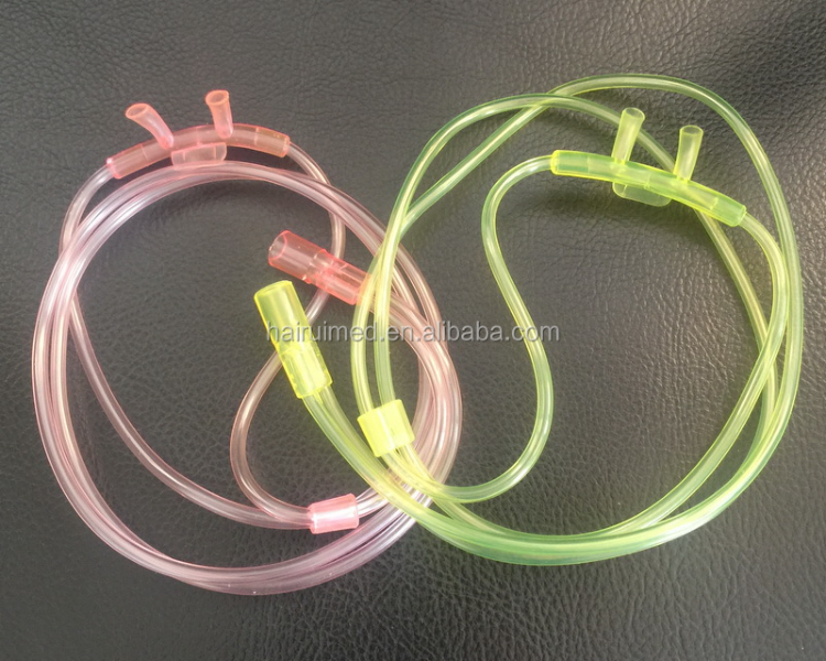Colored Oxygen Nasal Cannula, Disposable Nasal Cannula , Adult Oxygen ...