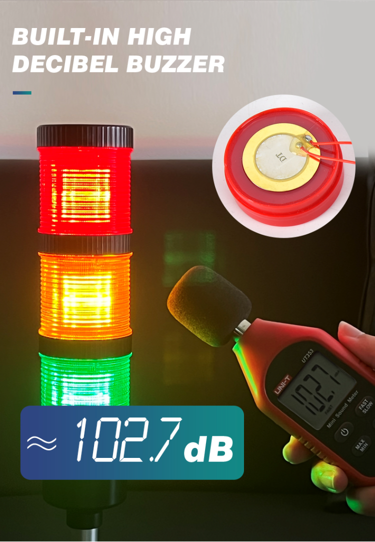 Lta-505-3tj Three Layers Warning Lights Dc 12v 24v Signal Indicator ...