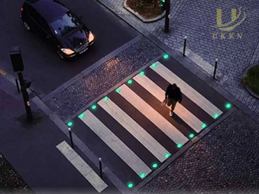 In-roadway Warning Light Irwl Embedded Smart Zebra Crossing Underground ...