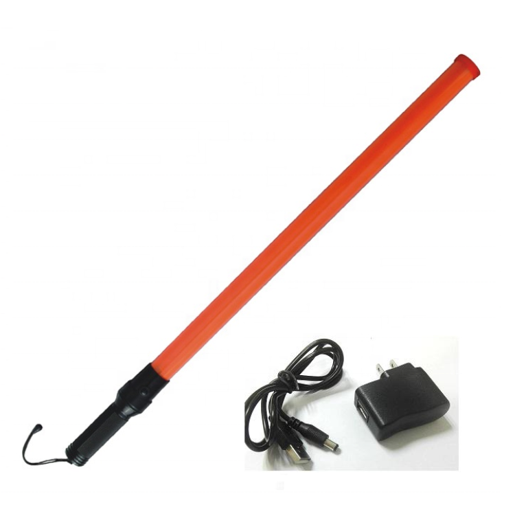 Battery Model 87cm Long Safety Warning Flashing Baton Handheld Traffic ...