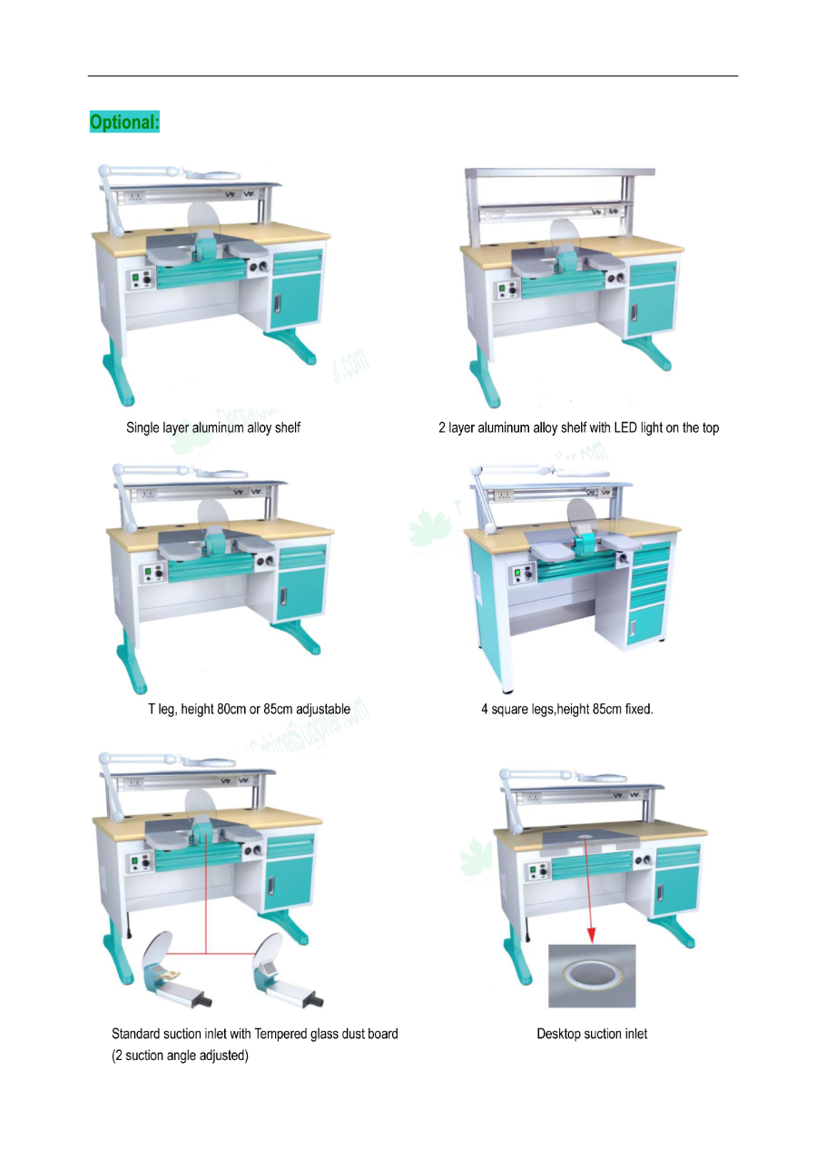 Ce Approved Dental Furniture Dental Lab Work Station Dental Workbench ...