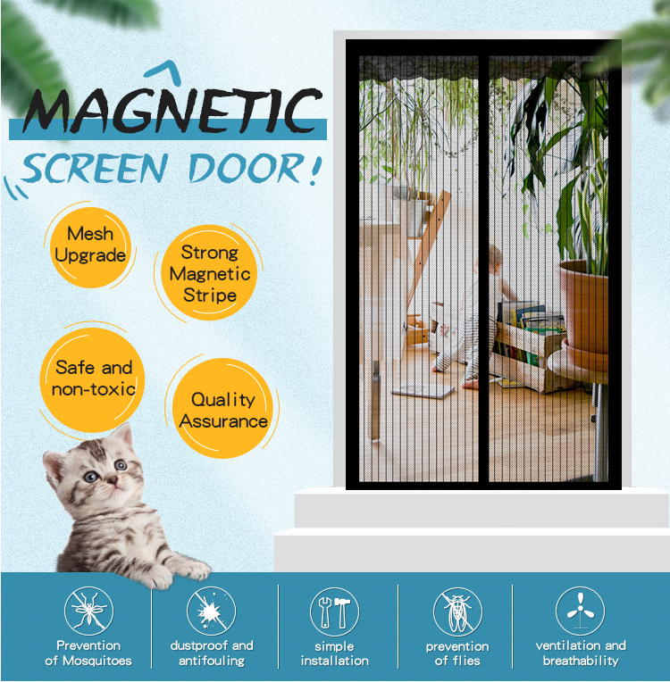 Buy Wholesale China European Style Mosquito Net Magnetic Door Screen ...