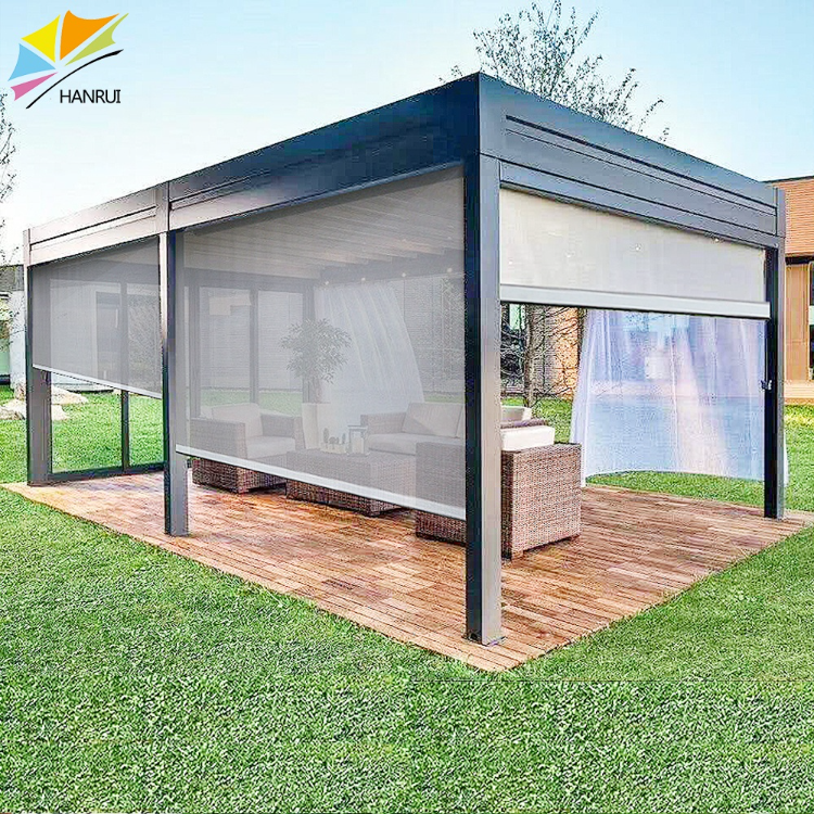 Motorized Retractable Patio Screens Electric Window Door Privacy Screen ...