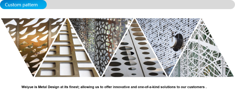 Desain Kustom Lembar Logam Berlubang Aluminium Untuk Dekorasi | Global ...