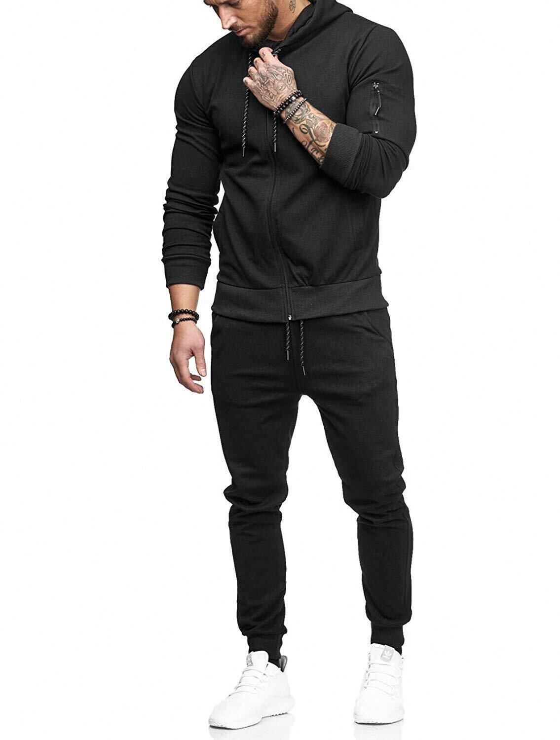 Wholesale Custom Print Embroidery Sport Gym Men's Tracksuits - China ...