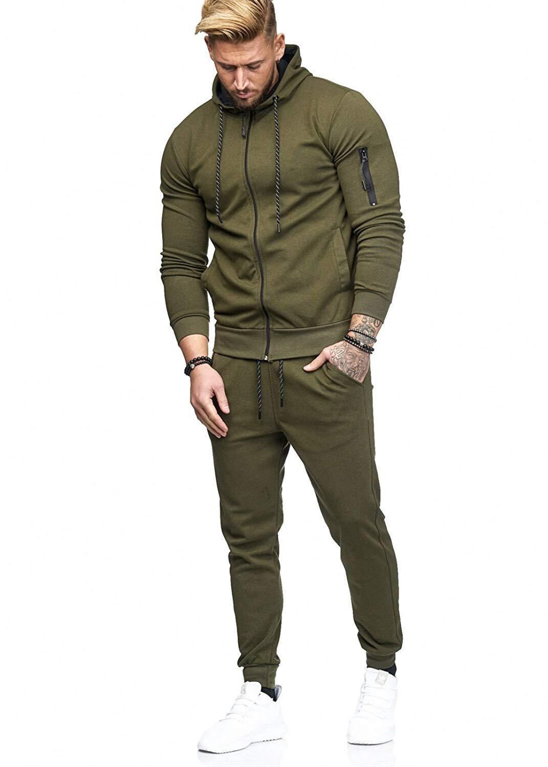 Woo Wholesale Custom Print Embroidery Sport Gym Men's Tracksuits $12.7 ...