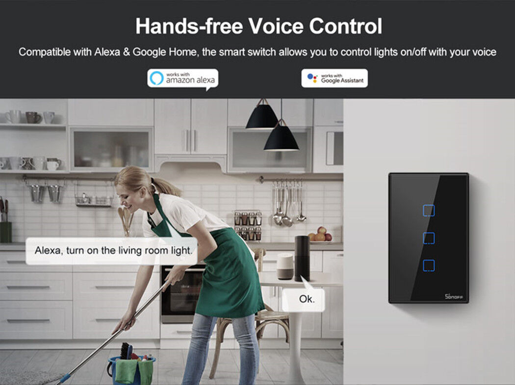 Buy Wholesale China Itead Sonoff T1 T2 T3 Us Wifi Touch Wall Switch ...