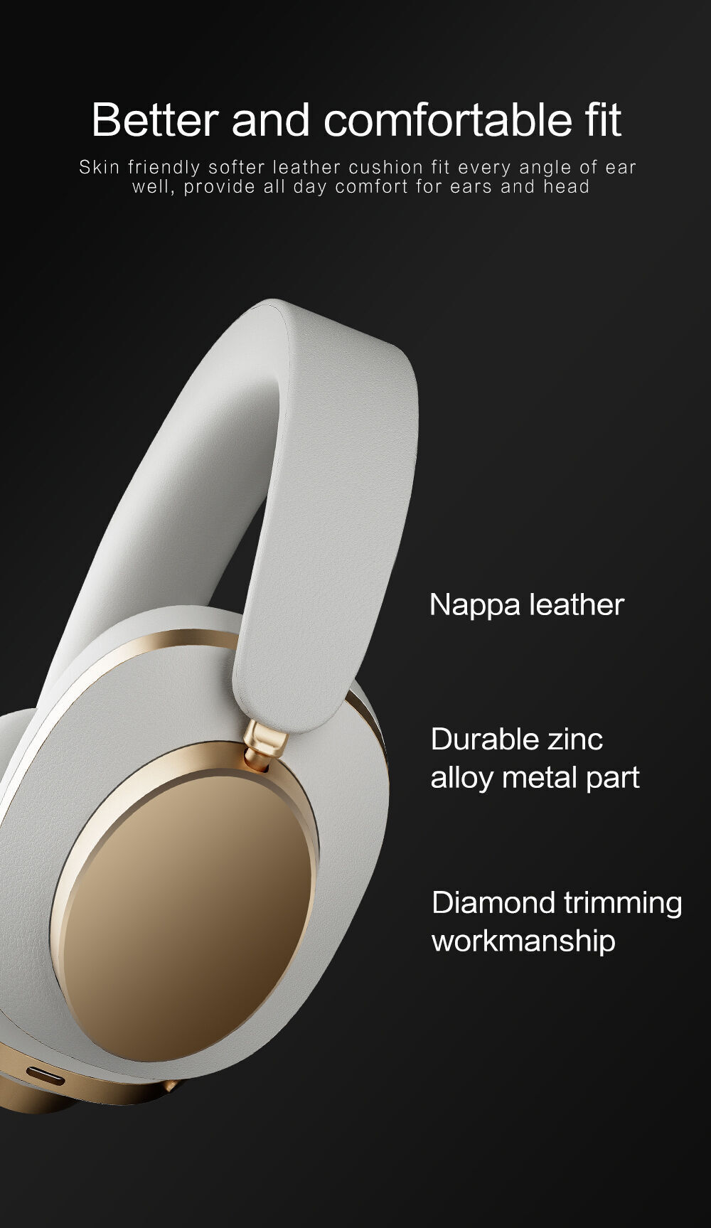 Factory Oem Private Mold Active Noise Cancellation Headphone Anc ...