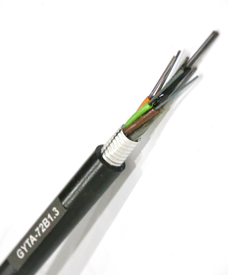 Gyts/gyta Armoured Steel Tape Single Mode Outdoor Underground Fiber ...