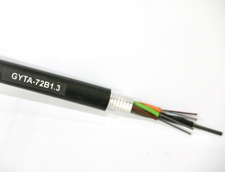 Gyts/gyta Armoured Steel Tape Single Mode Outdoor Underground Fiber ...