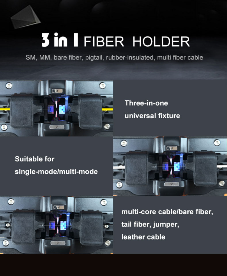 Optical Fiber Fusion Splicer Ai 6c Fiber Optic Splicing Machine, Fiber ...