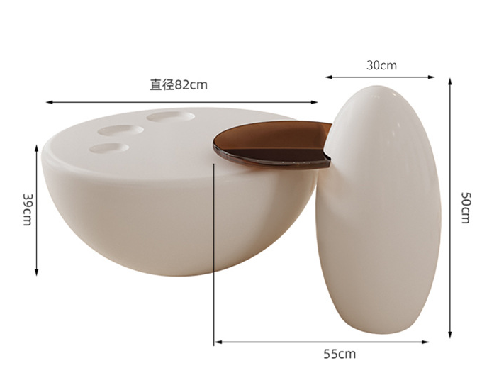 Buy Wholesale China Cream Style Designer Coffee Table Modern Network ...